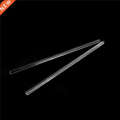 2pcs Laboratory Transparent Glass Rod Lab Use Stirring Rod