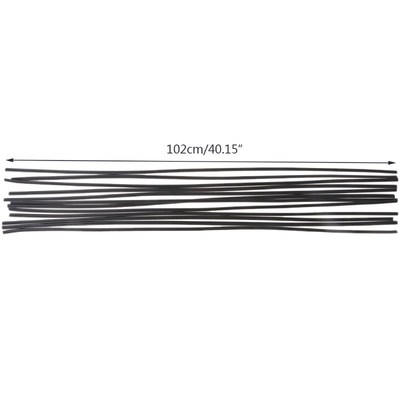 12pcs plastic welding rod black PP floor automobile bumper p