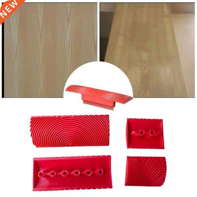 2Pcs/set Rubber Roller Brush Imitation Wood Graining Wall Pa