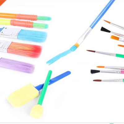 15pcs DIY Children Paint Sponge EVA Roller Painting Brushes
