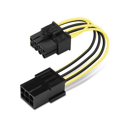 6 Pin Feamle To Dual 8 Pin Male PCI-Express Power Converter