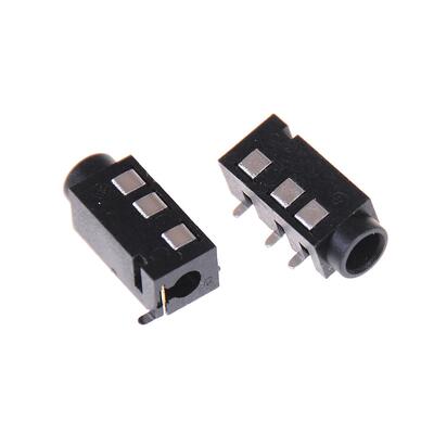 10Pcs PJ-320D 4 Pins SMD 3.5mm Female Headphone Jack Connect