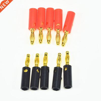 10pcs Banana Plug 4mm Audio Speaker Screw Banana Plugs Conne
