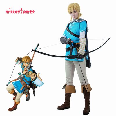 Link Cosplay Costume Male Outfit Cloak The Legend of Zelda: