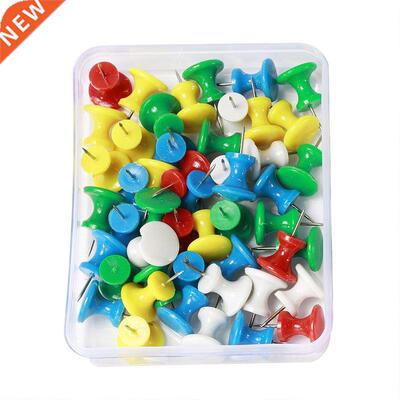 50Pcs Pushpin Thumbtack Pins Decorative DIY Tool for School