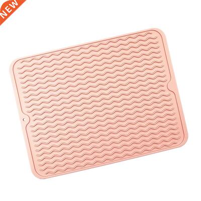 Silicone Dish Drying Mat Thickness Heat Resistant Trivet Dri