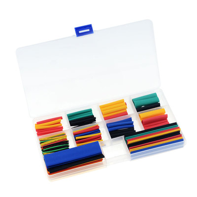 164PCS/Box Heat Shrink Tube Kit Shrinking Assorted Polyolefi
