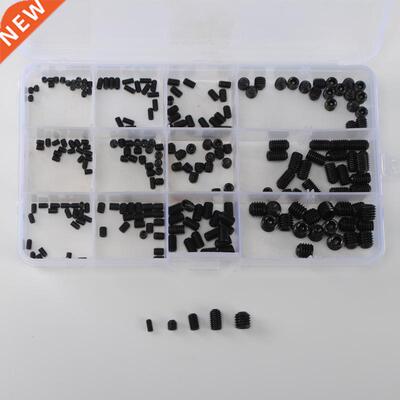 240PCS Box-pcked Blck Hex Socket Flt Hed Hexgon Screw C