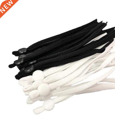 100 Pcs Sewng Elastc Band Cord wth Adjustable Buckle Stre