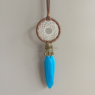 5cm Diameter small dream catcher indian feather dream catche