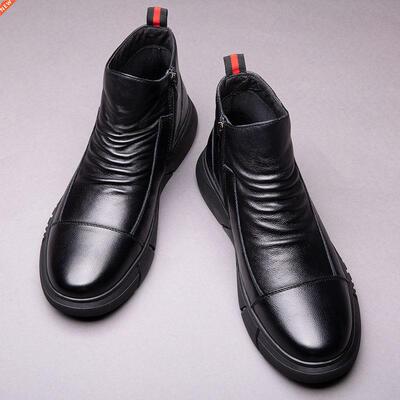 Winter Boots Male Shoes British Style Korean Tooling ndy Sho