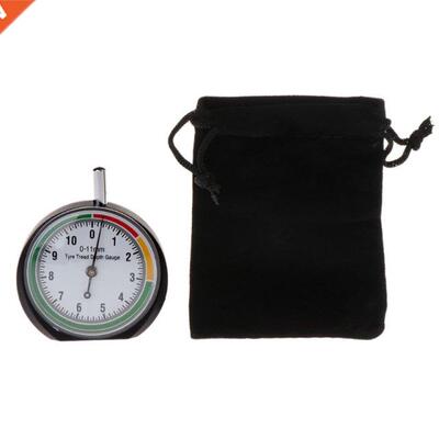 Car Wheel Tire Pressure Tread Depth Gauge Meter Pointer Indi
