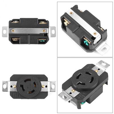 NEMA L14-20R 20A 125V-250V Locking Electrical Plug for Gener