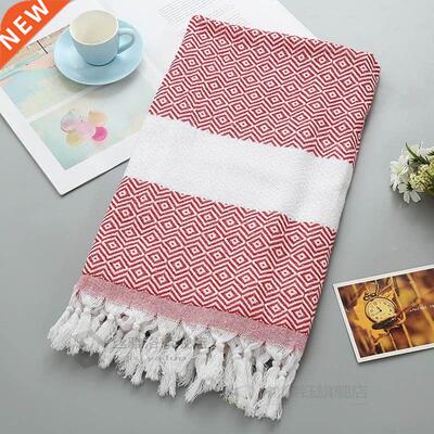 Turkish each Towel Sports Sauna Tassel Shawls for Wo Outdoo
