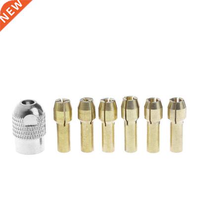 7pcs dremel Collet 1.0/1.6/2.0/2.4/.0/.2 +dremel check M8*