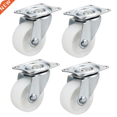 4PCS Caster Trolley Heavy Duty Rubber Wheel Swivel Caster Tr