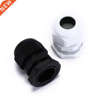 10Pcs Cables PG16 10-14mm White and Black Glands Connectors