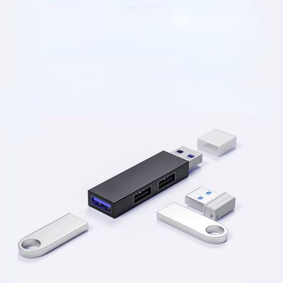3 Port USB HUB with Card Reader USB 2.0 Micro SD TF Card Com