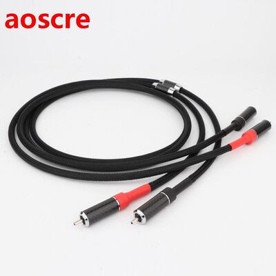 Pair Preffair OCC Copper RCA Male to Male Cable Audio Extend