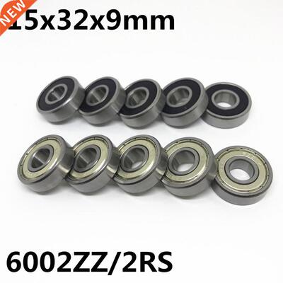 10Pcs High quality 6002ZZ 6002-2RS ball bearing 15x32x9 mm d