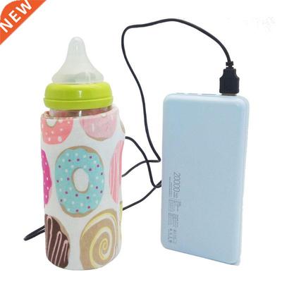 USB Milk Water Warmer Travel Stroller Insulated Bag Baby Nur