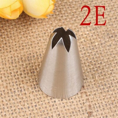 2E Piping Icing Nozzle for Cream Pastry Tips Stainless Steel