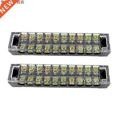 10 pôles connecteur barrière bornier bloc 600V