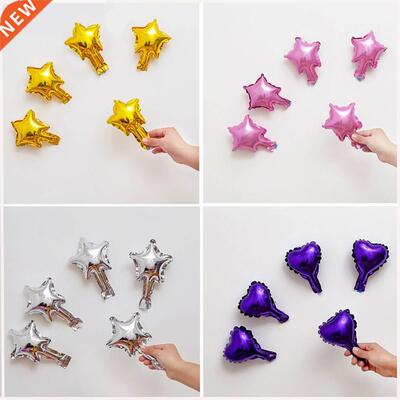 50pcs 5inch Foil Star Balloons Heart balloon Wedding Decorat