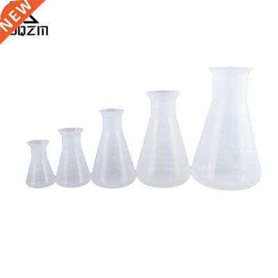 50/100/250/500/1000ml Plastic Conical Flask Narrow Neck Erl