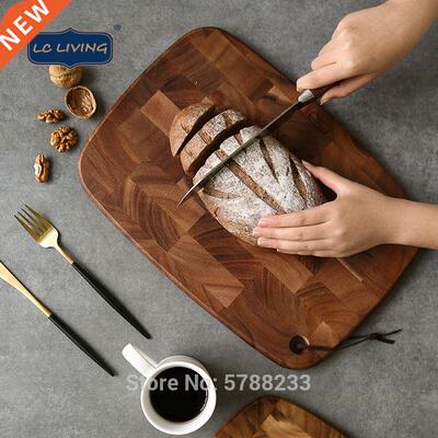 Chopping-Blocks, Acacia Wood Cutting Board with End Grain, D