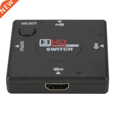 HDMI-compatible Splitter 3 In 1 Out Switcher 3 Port Hub Box