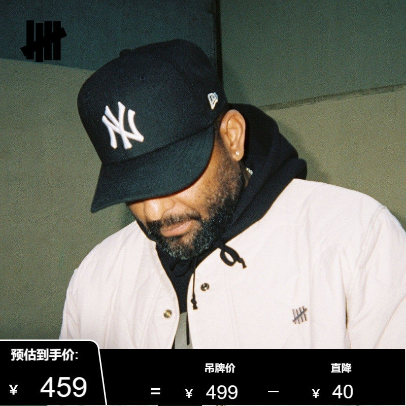 UNDEFEATED X YANKEES联名款时尚潮流美式休闲59FIFTY平沿帽_虎窝淘