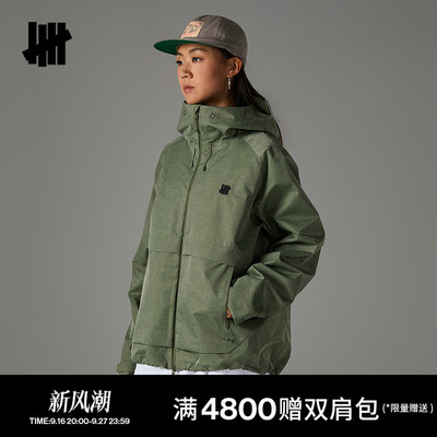 UNDEFEATED五条杠官方秋季新品户外主题3L压胶夹克