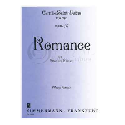 圣桑浪漫曲op37长笛和钢琴