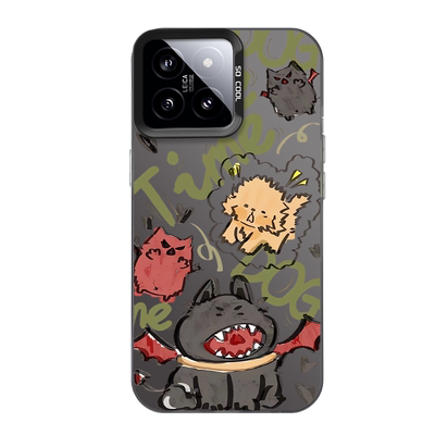 小众美式镭射高级感imd彩银壳