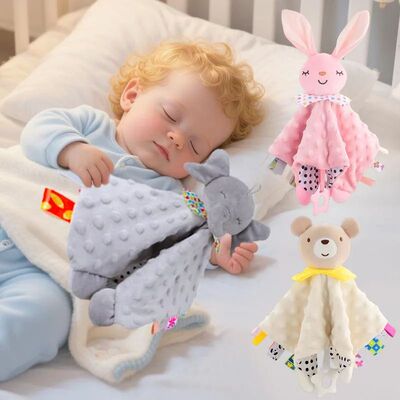 Elephant Baby Comforter Blanket Soft Appease Towel Baby Ratt