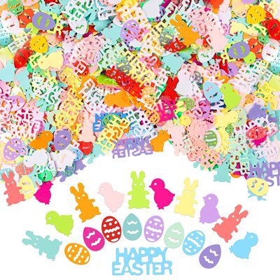 Easter Theme Party Desktop Decoration Pvc Sequ Rabbit Small