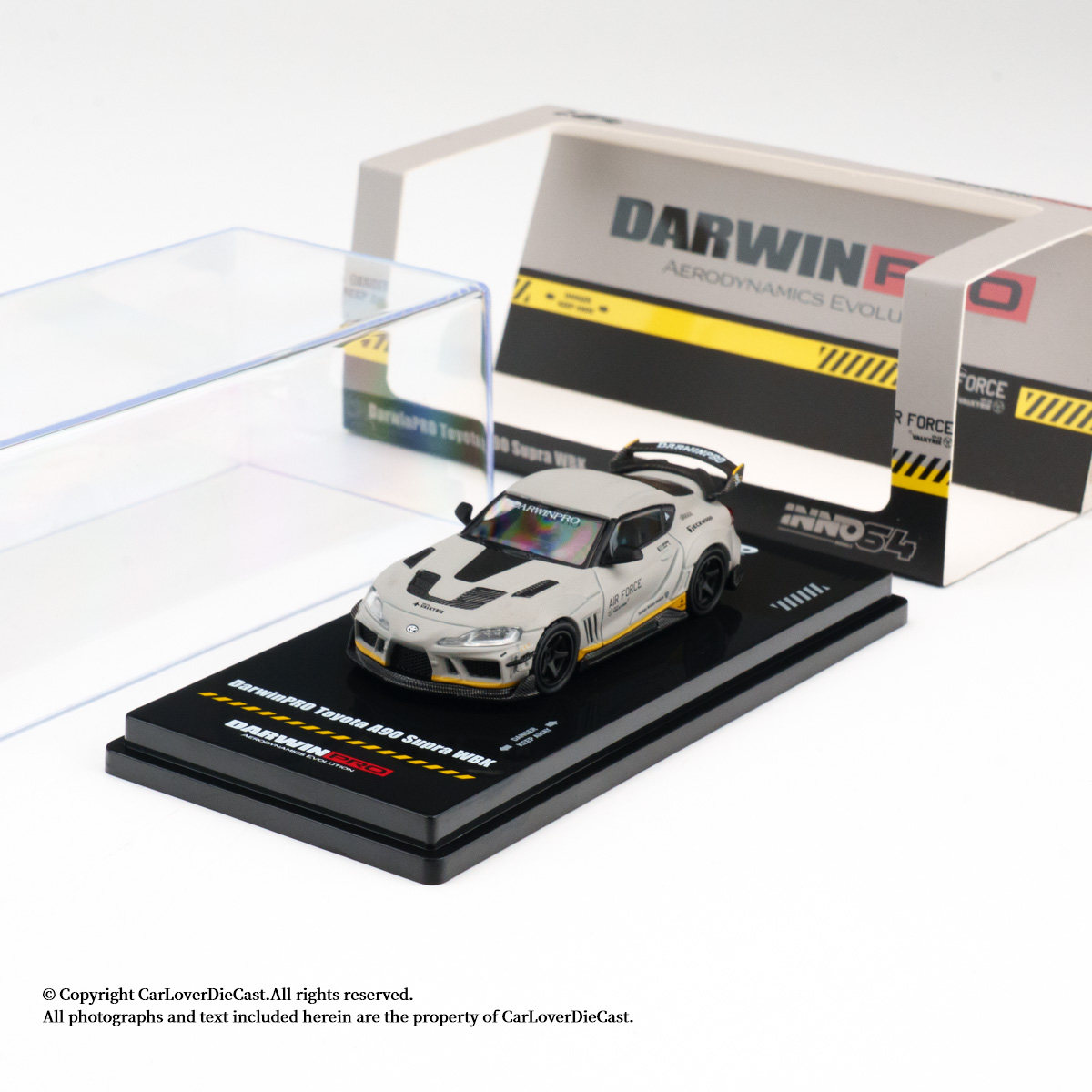 INNO 1:64 丰田 SUPRA A90 DarwinPRO 达尔哑光灰合金车模