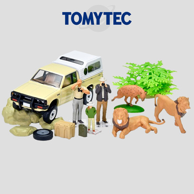[Oseky]现货 TOMYTEC TLV 7月 海洋堂 CarSnap 32a 皮卡 动物园