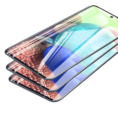 三星a71钢化膜Galaxya A51全屏覆盖SM-A7160手机贴膜5g护眼抗蓝光三星SM-A5160全包无白边防指纹玻璃保护贴膜