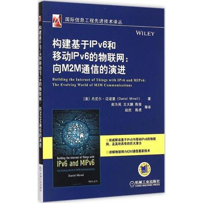 【正版书】 构建基于IPv6和移动IPv6的物联网:向M2M通信的演进 丹尼尔·迈诺里 (Daniel Minoli), 郎为民, 王大鹏, 陈俊, 赵欣, 等