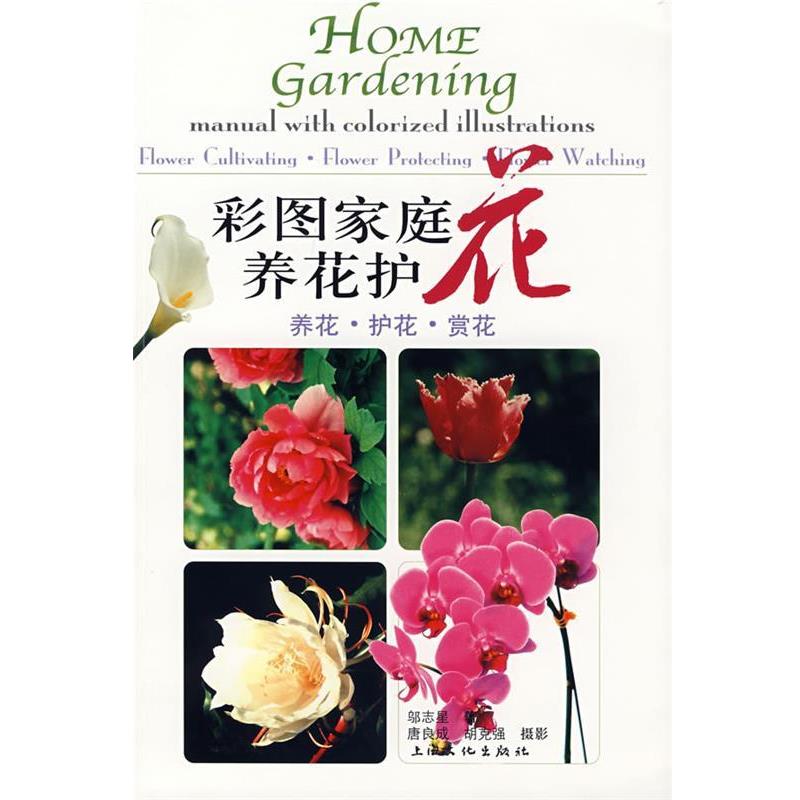【正版书】 彩图家庭养花护花 邬志星 著,唐良成,胡克强 摄影 上海文化出版社