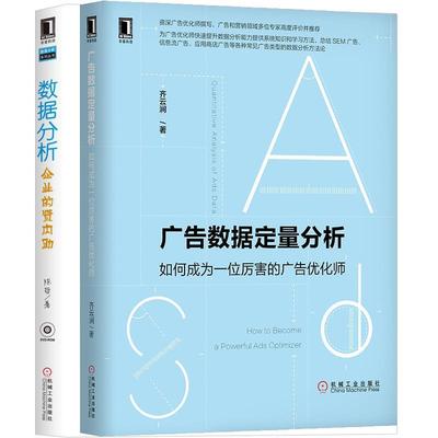 【正版】广告数据定量分析 如何成为一位厉害的广告优化师 齐云涧
