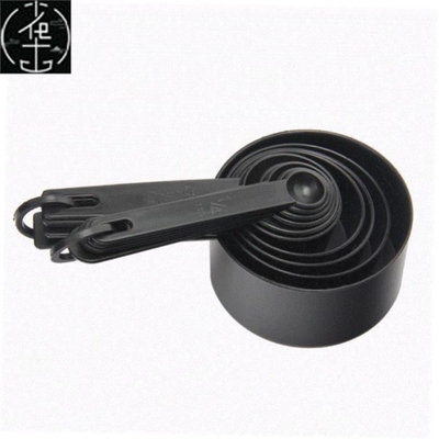 10 black plastic measuring spoons cups set tools for baking