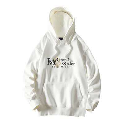 文字动漫黑贞德游戏连帽卫衣