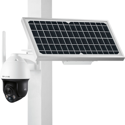 TP-LINK普联 户外太阳能监控器4G无限流量无电无需网络不用WIFI免插电农村用双卡无线物联摄像头662XL-F4GE