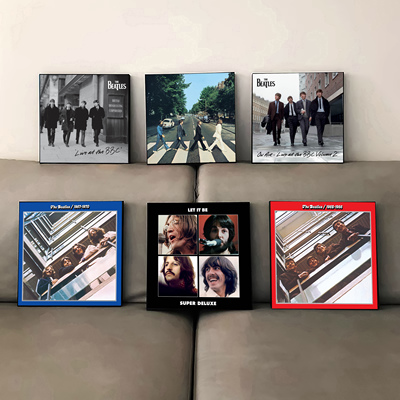 TheBeatles甲壳虫乐队周边专辑封面海报挂画酒吧装饰画宿舍壁画