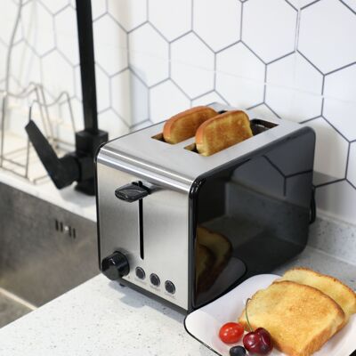 stainless steel toaster machine English button 2-4 tablets