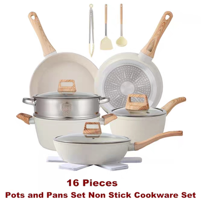 Pots and Pans Set Non Stick Cookware Cooking Kitchen Frying