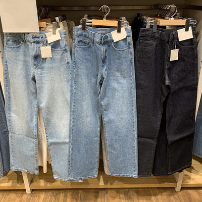 直筒牛仔裤水洗产品休闲